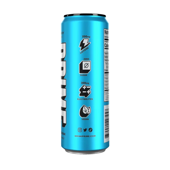 Prime Blue Raspberry Energy Drink - Refreshing and Delicious ...